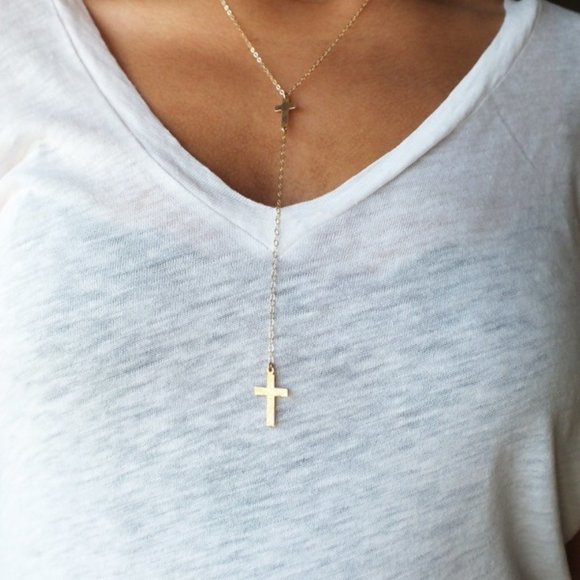 Lexi Lu | Jewelry | Lexi Lu Signed Stamped Gold Plated Lariat Yshaped ...